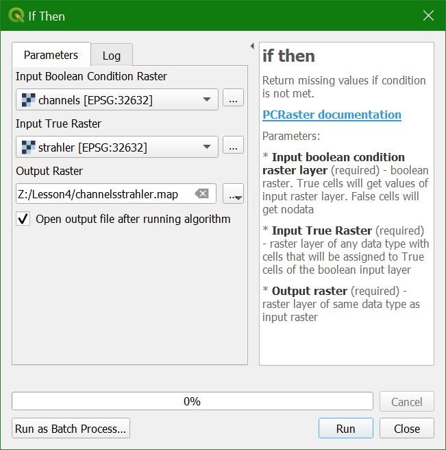 Tutorial Stream and Catchment Delineation using PCRaster in QGIS | OCWGIS