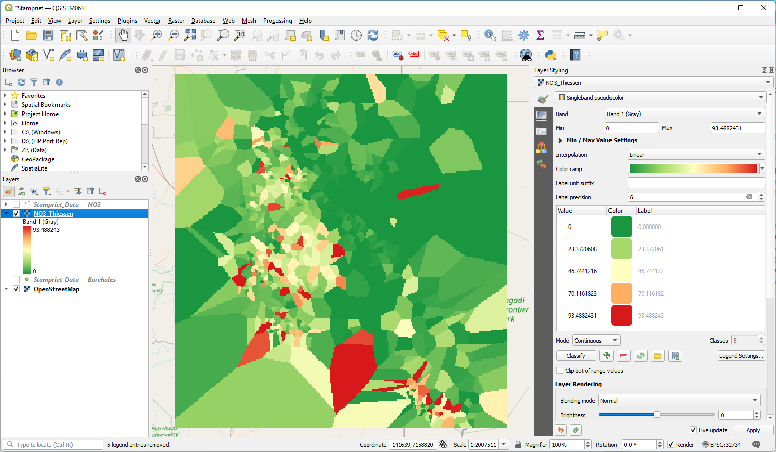 Tutorial: Create a groundwater quality map from borehole data | OCWGIS