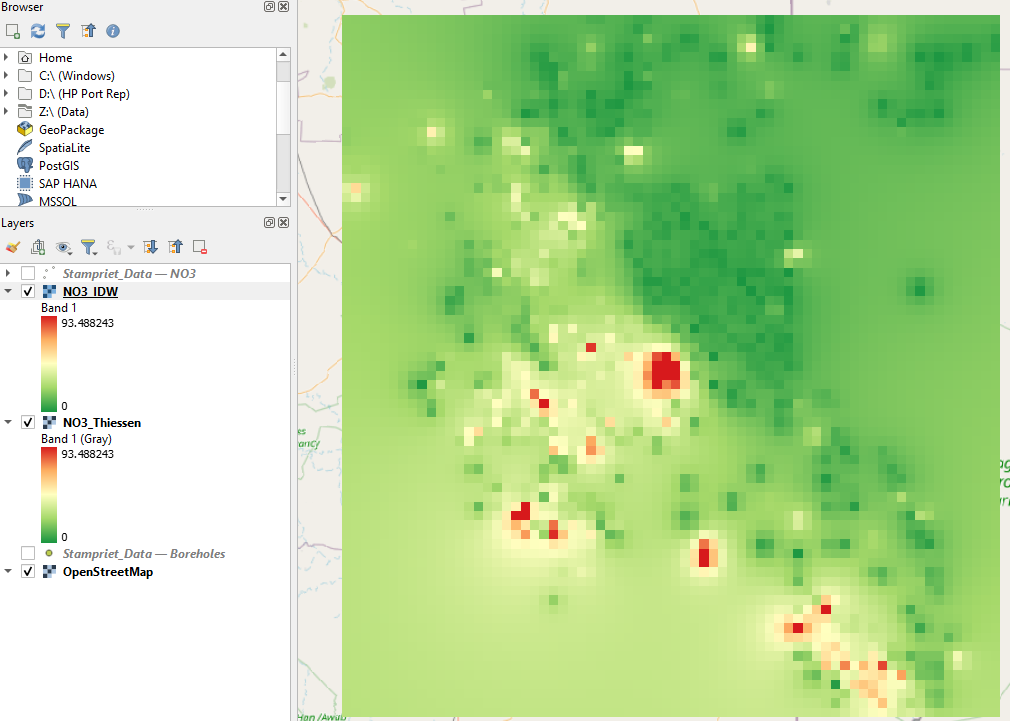 Tutorial: Create a groundwater quality map from borehole data | OCWGIS