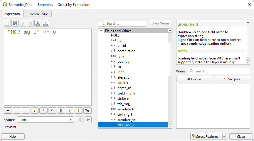 Tutorial: Create a groundwater quality map from borehole data | OCWGIS