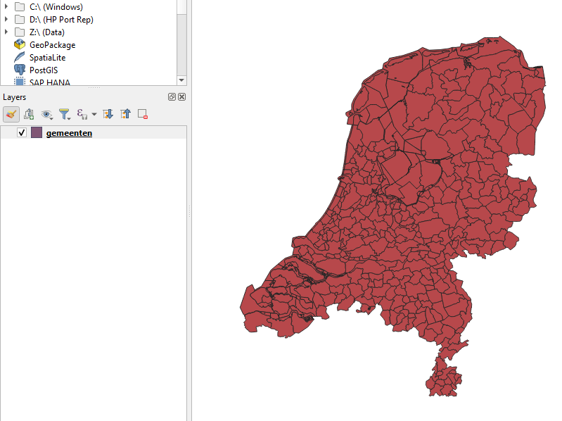 Choropleth Maps: Load and Prepare the Layer with Municipalities | OCWGIS