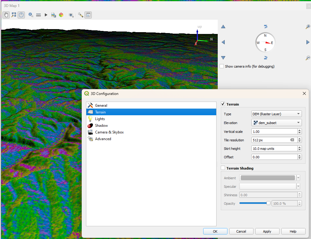 Tutorial: Stream And Catchment Delineation: Visualize Flow Direction In 