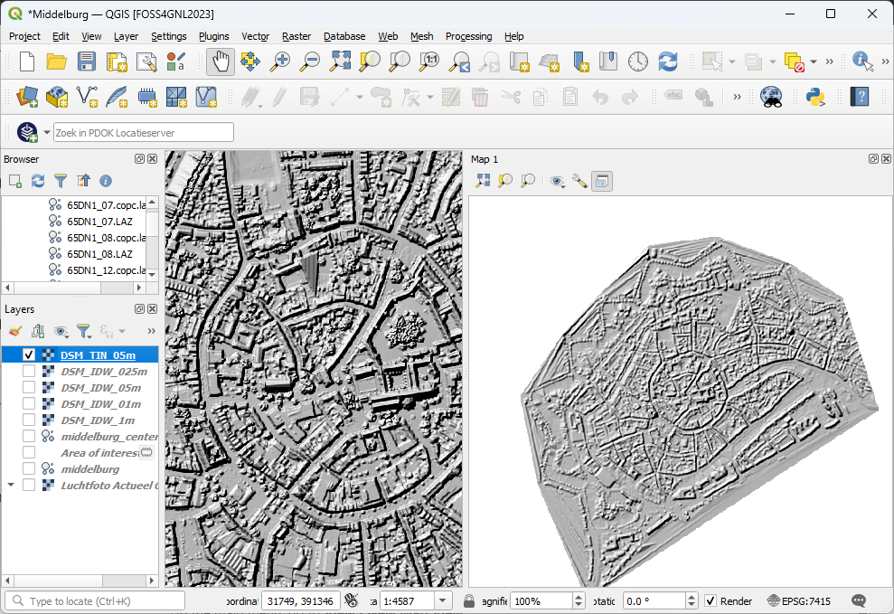 Tutorial: Interpolate Point Clouds to Rasters | OCWGIS