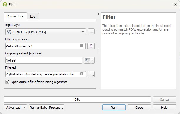 Tutorial: Filter Point Clouds | OCWGIS