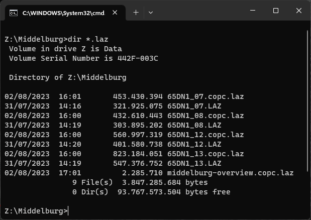 Tutorial: Use PDAL wrench to automate workflows | OCWGIS