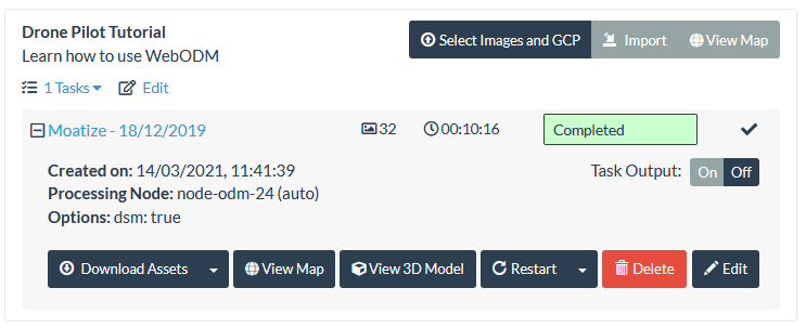 Tutorial: WebODM | OCWGIS