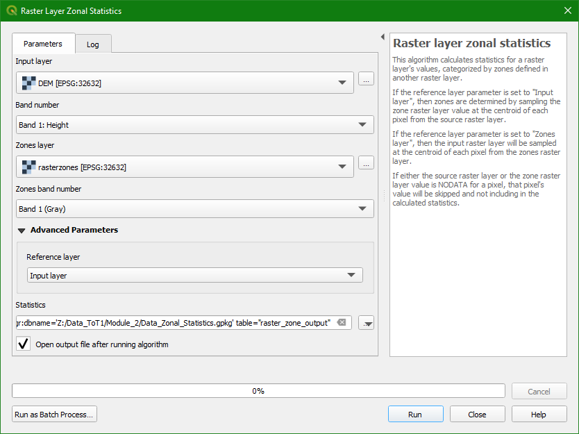 Tutorial Zonal Statistics and Area Computations | OCWGIS